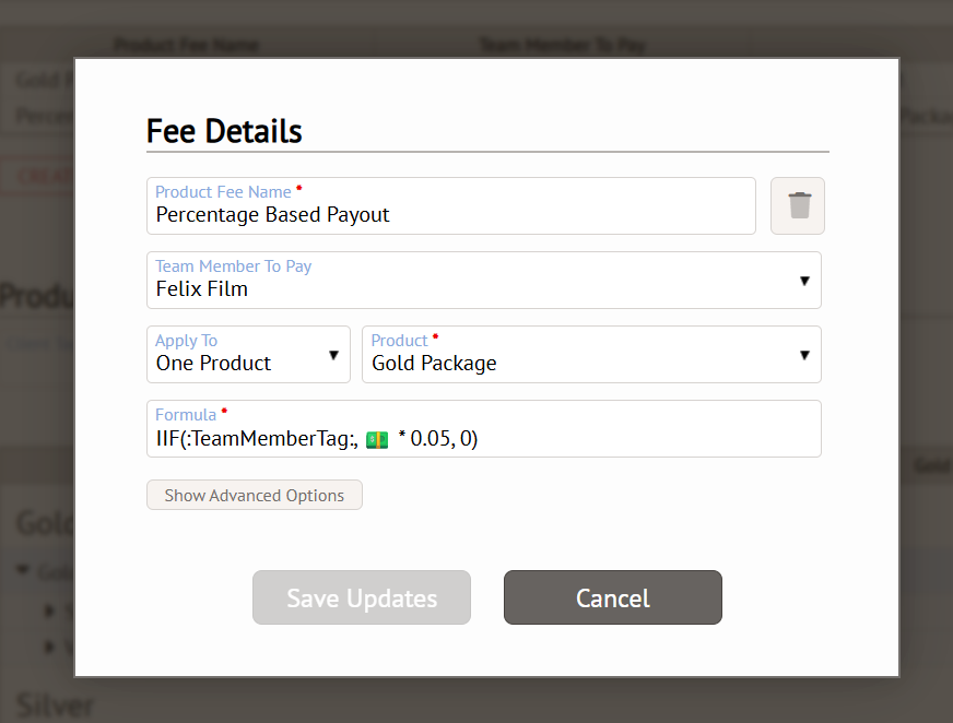 Using Business Product Fees – HDPhotoHub