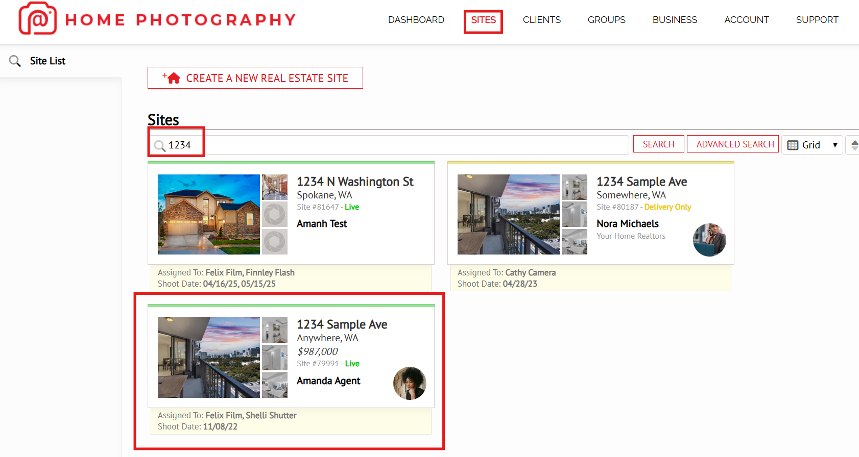 Editing Property Information – HDPhotoHub